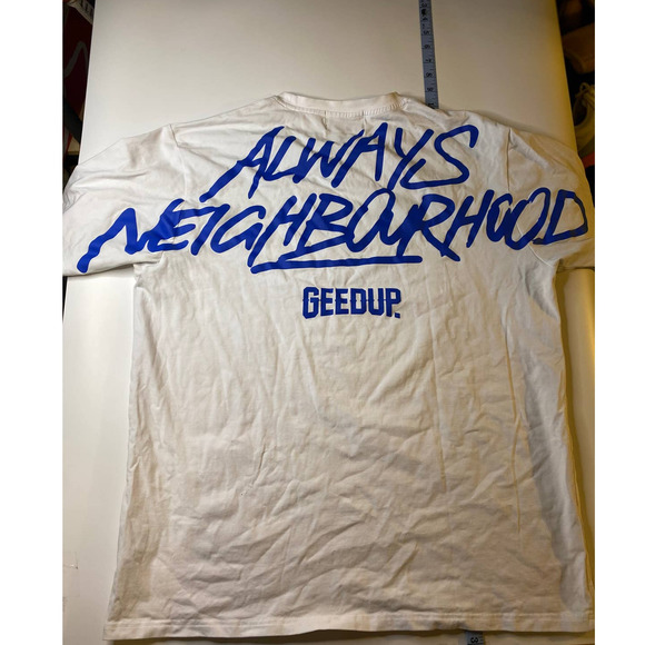 Geedup Co | Shirts | Geedup Co Always Neighborhood White Tshirt Size Xl ...